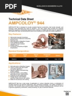 Ampco 45: Technical Data Sheet | PDF | Strength Of Materials | Hardness