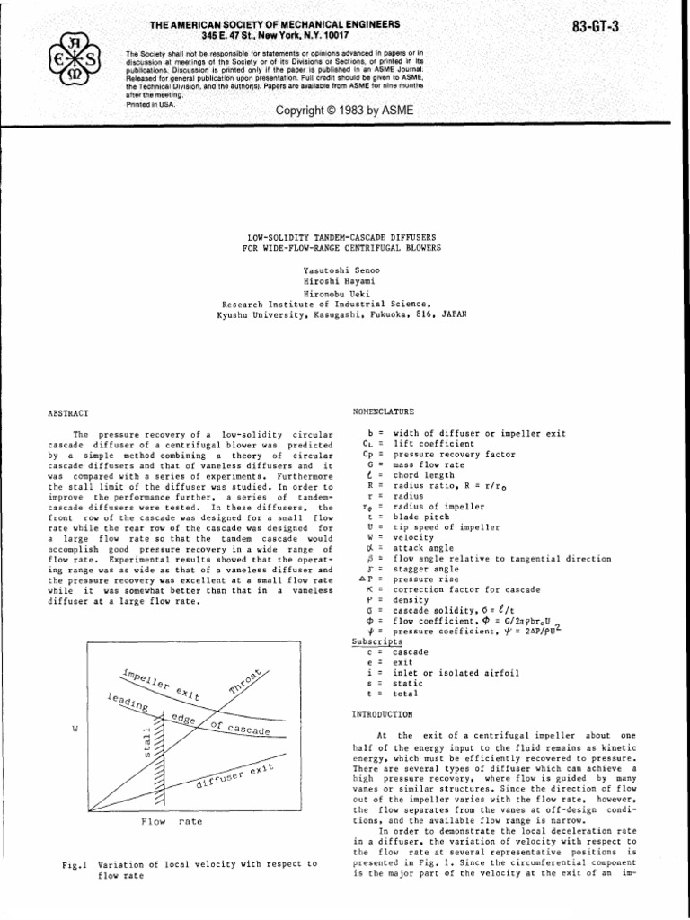 1983-Low-Solidity Tandem-Cascade Diffusers For Wide-Flow-Range ...