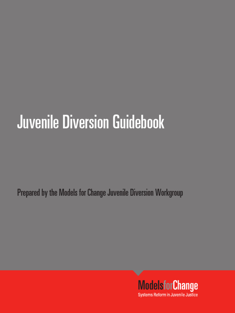 Juvenile Diversion Guidebook | PDF | Juvenile Delinquency | Juvenile Court