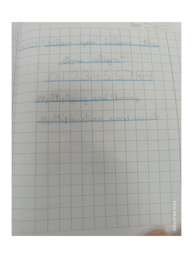MATHS CH 3 Multiplying and Sharing | PDF