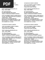 Ultratech Cement Price List 2025 | PDF