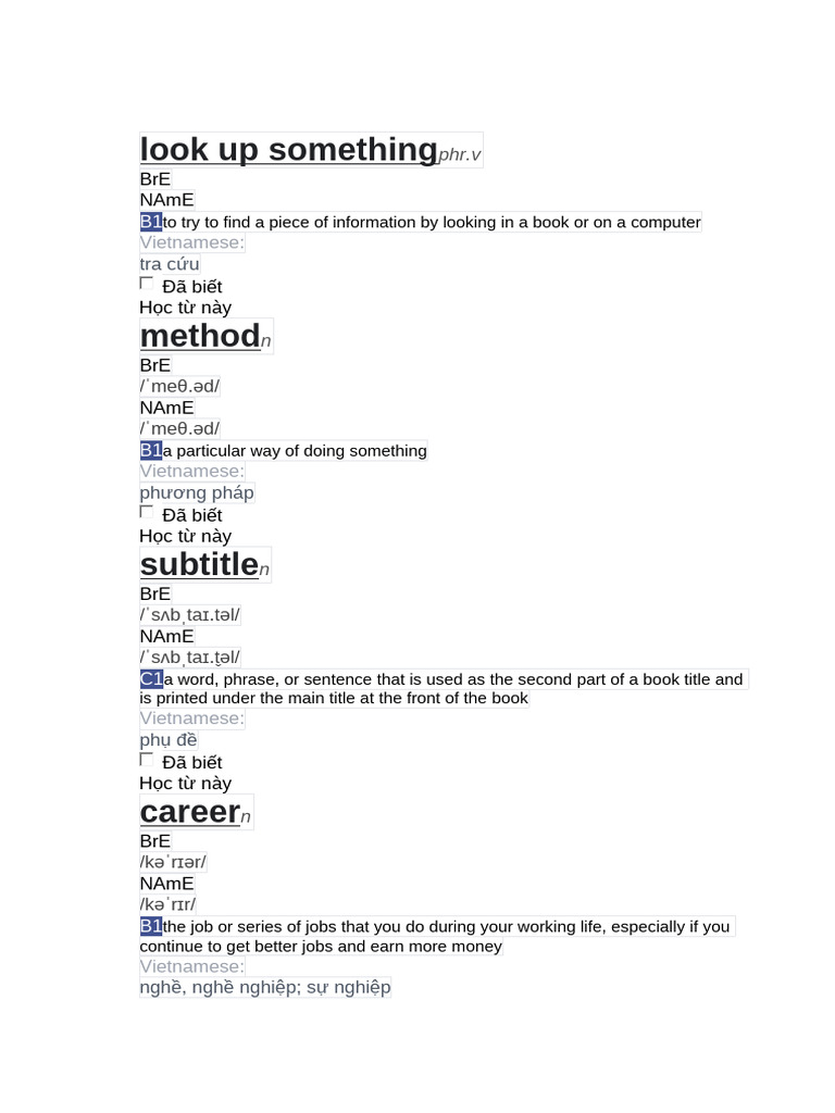 Look Up Something: Bre Name | PDF