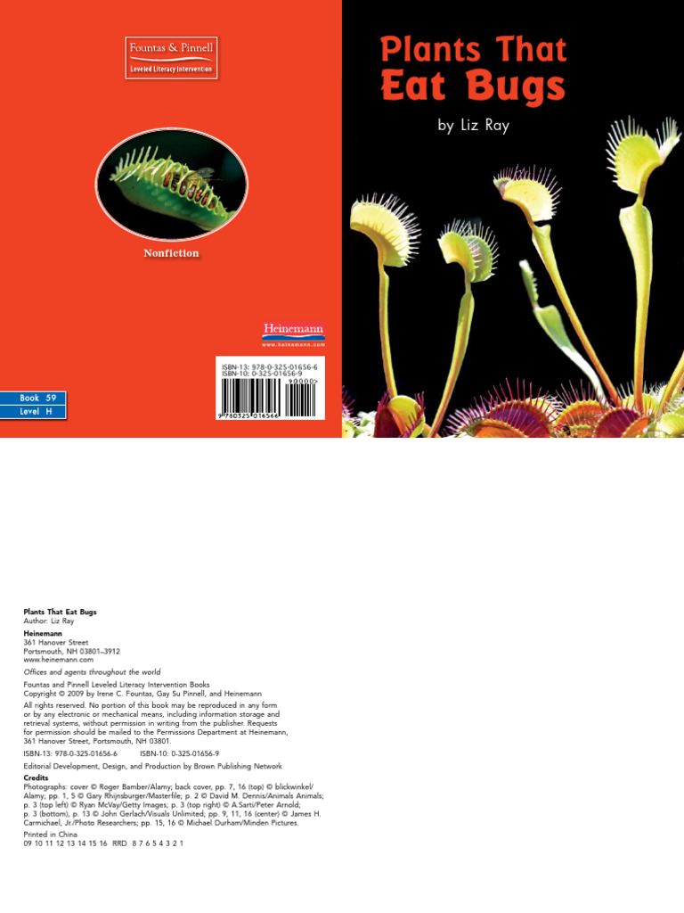 Plants That Eat Bugs Explained | PDF