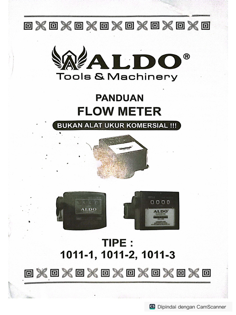Kalibrasi Flowmeter Aldo | PDF