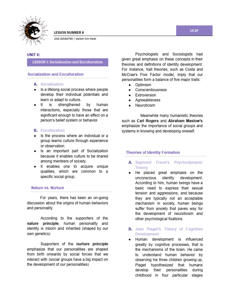 UCSP Reviewer 4th Quarter | PDF | Deviance (Sociology) | Family