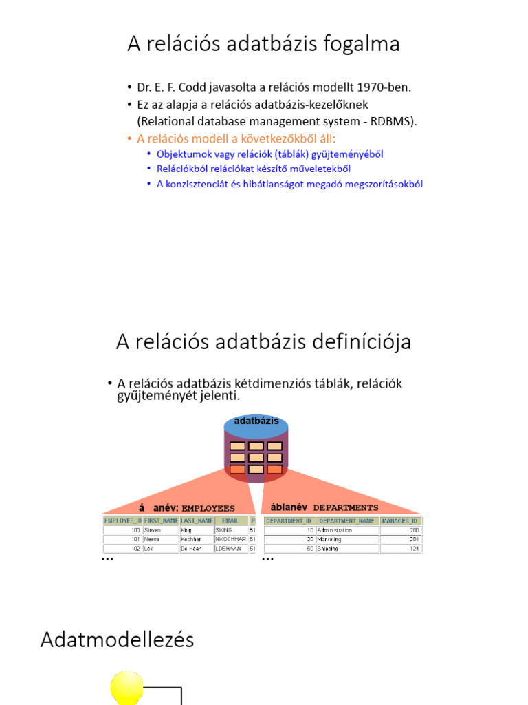 SQL01 Bevezetes | PDF