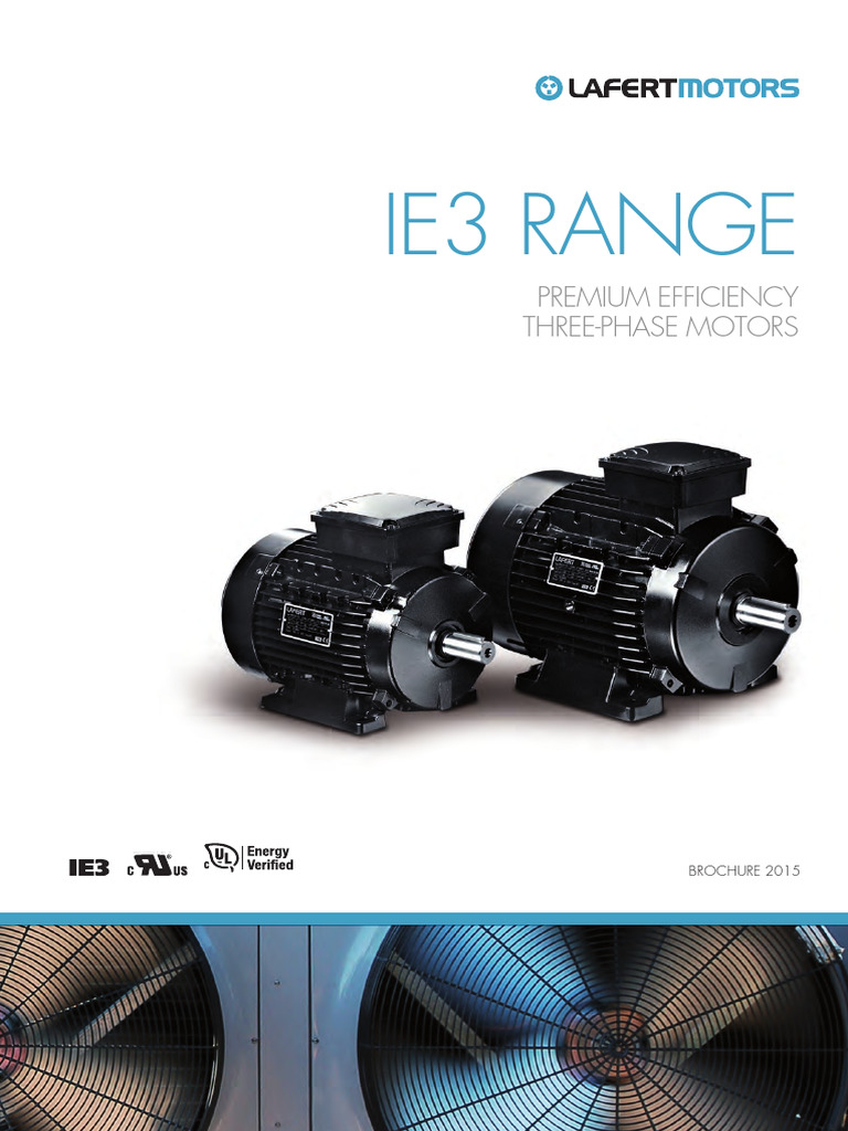 Premium Efficiency IE3 Motors Brochure | PDF | Electrical Engineering ...