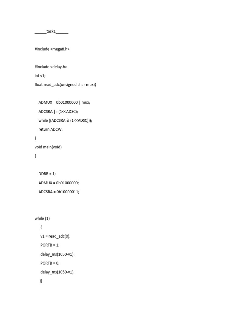 حل ملف ADC | PDF | Computer Programming