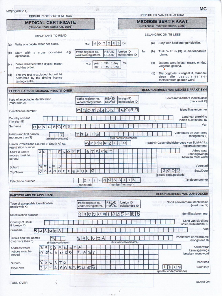 Health Form | PDF