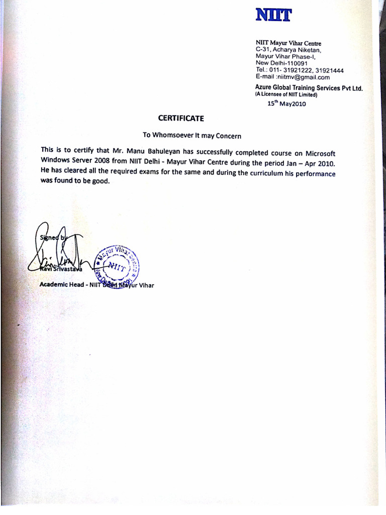 Windows Server Certificate | PDF