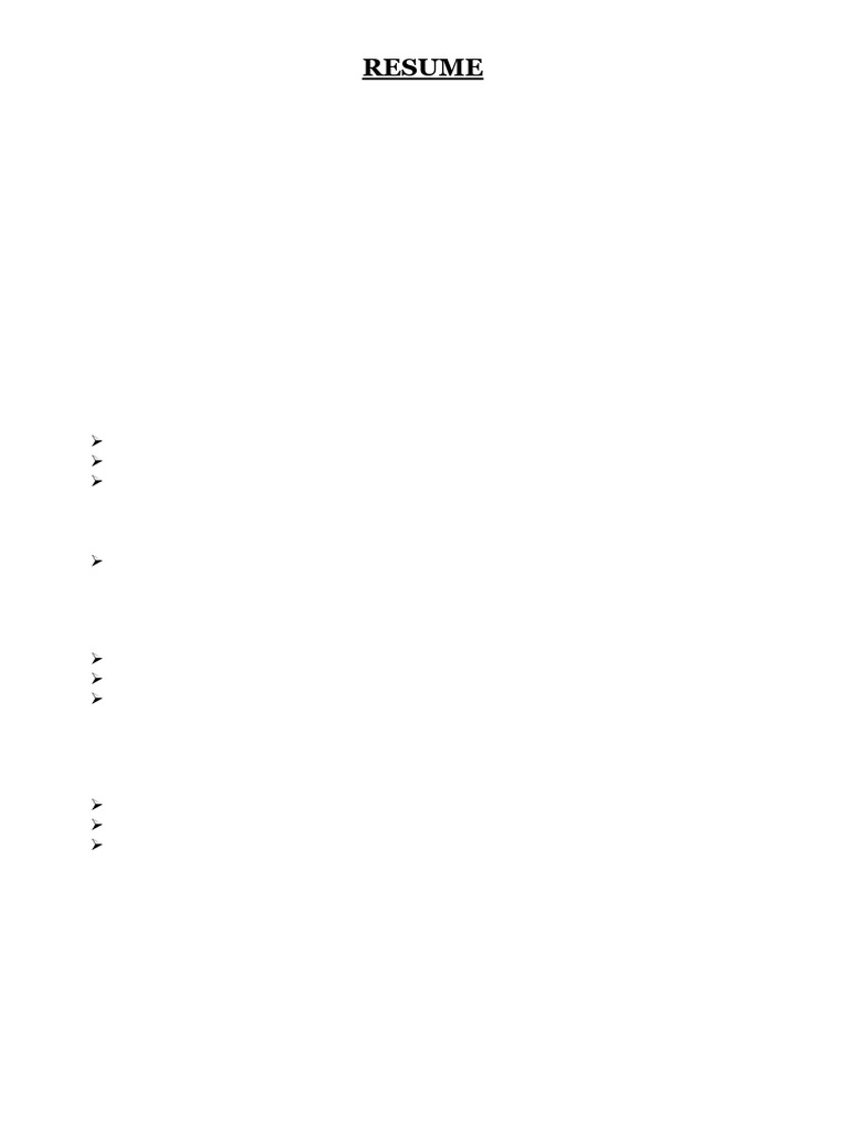 RESUME Harshal | PDF