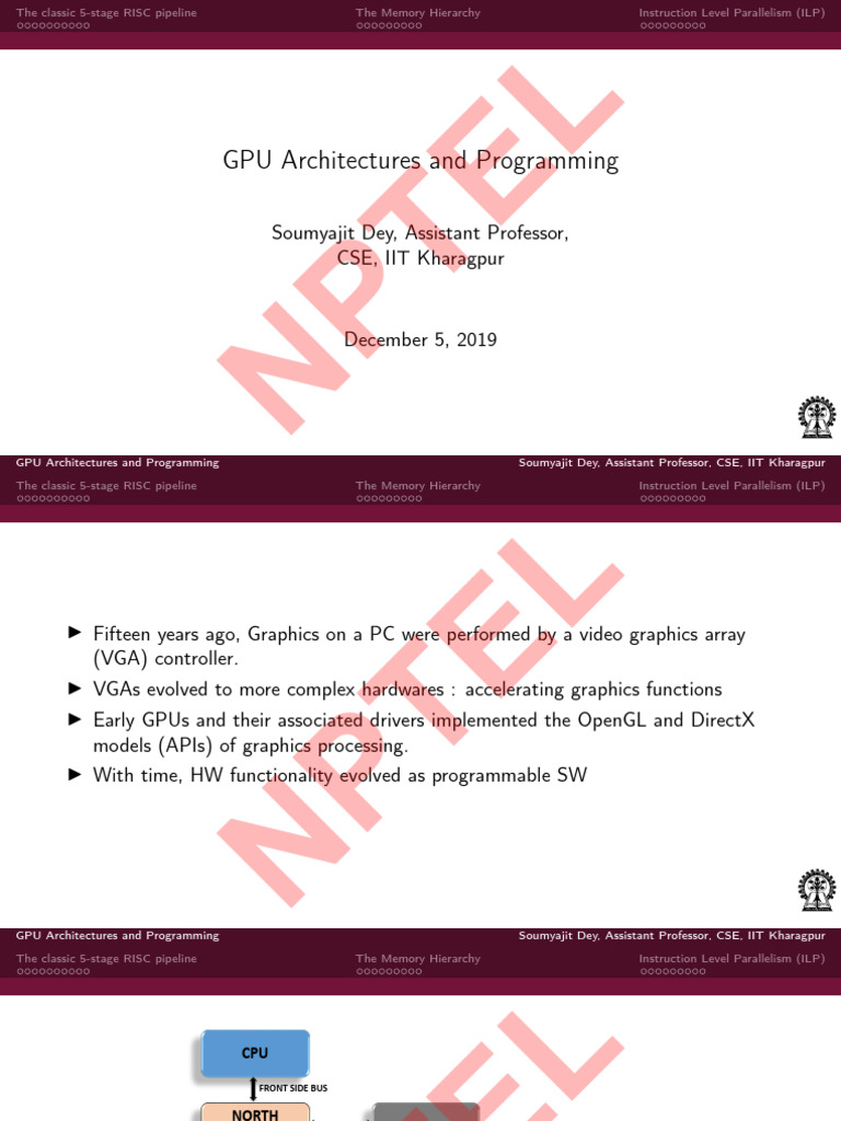 GPU Architecture and Programming NPTEL Week 1 Assignment | PDF | Graphics Processing Unit ...