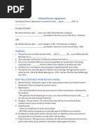 Mutual Consent Divorce Petition Format | PDF | Divorce | Marriage