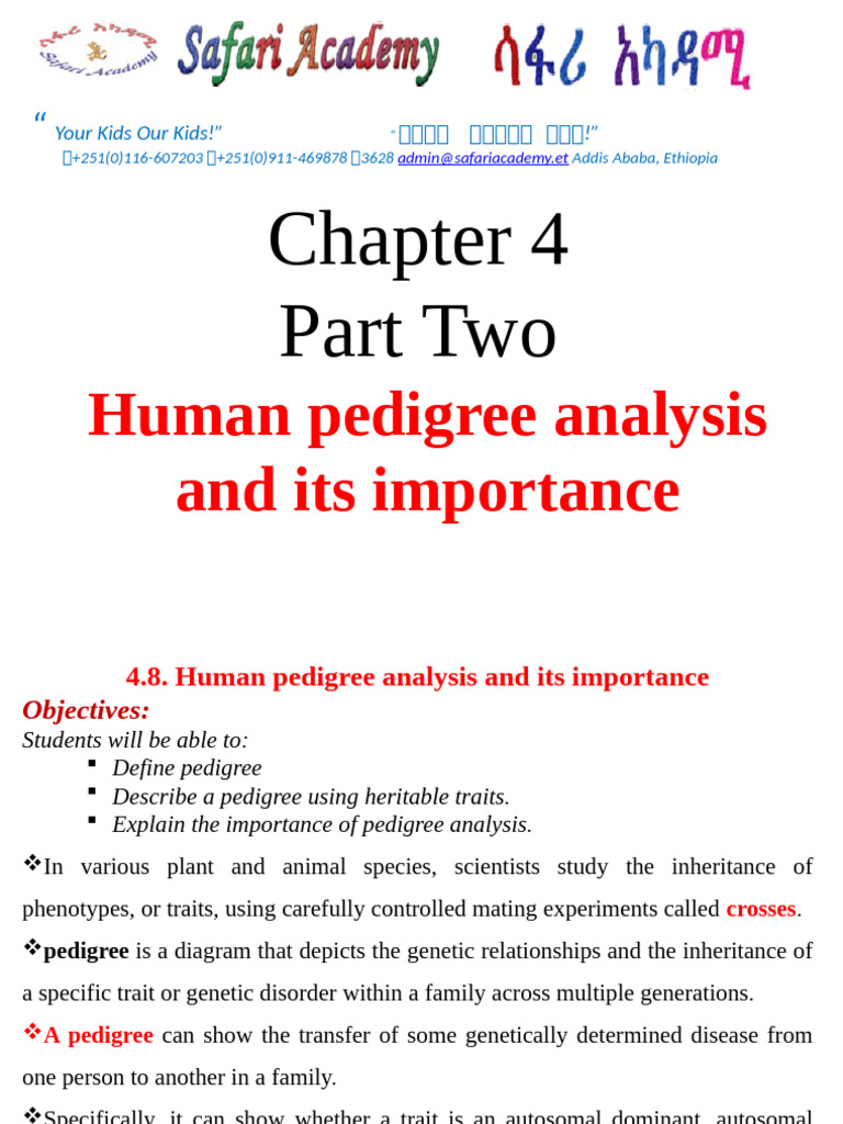 Human Pedigree Analysis Explained | PDF | Genetic Disorder | Plant Breeding