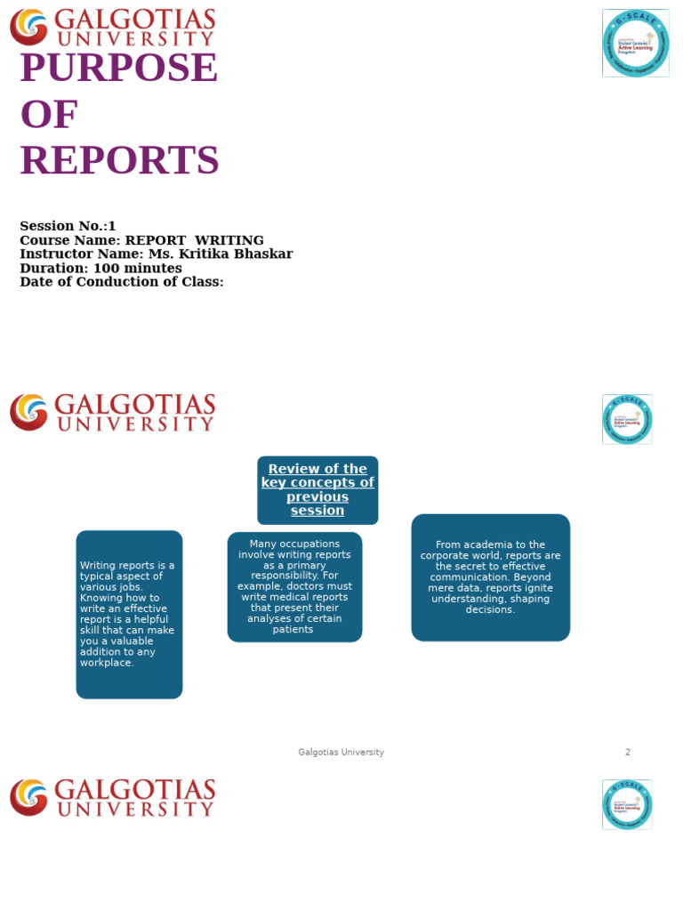 Purpose of Reports | PDF | Information | Data Analysis