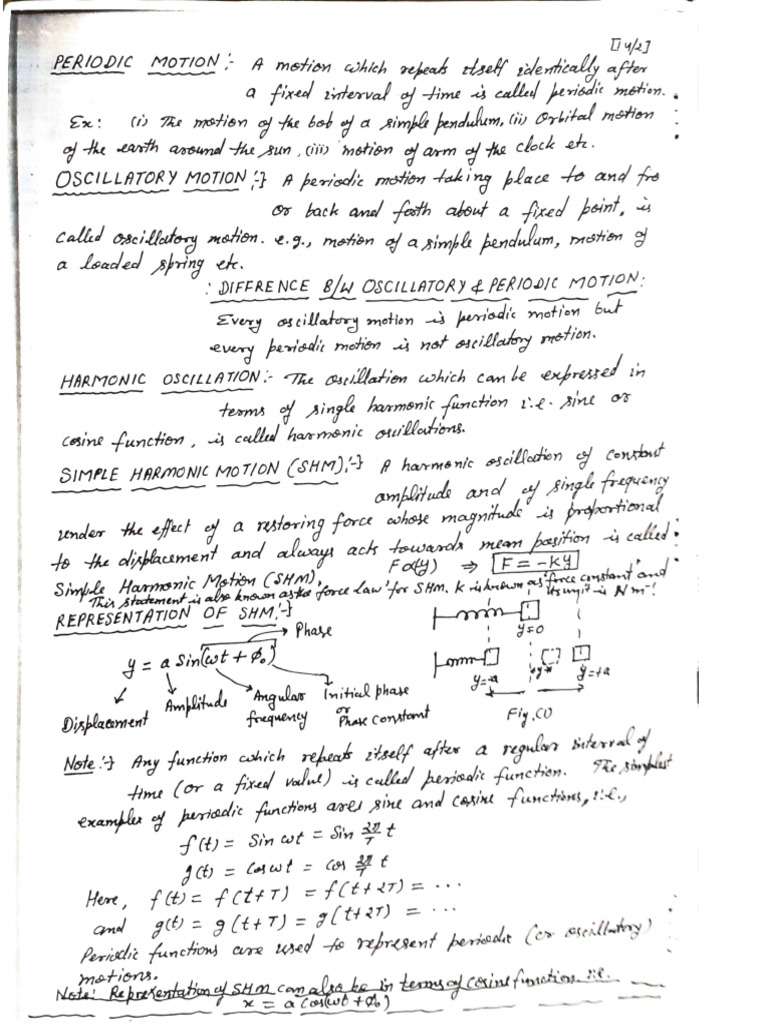 13 Oscillations | PDF