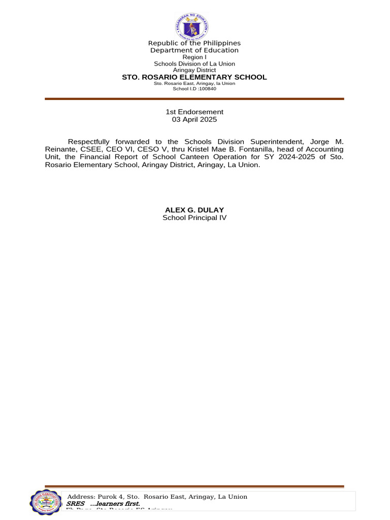 Endorsement | PDF