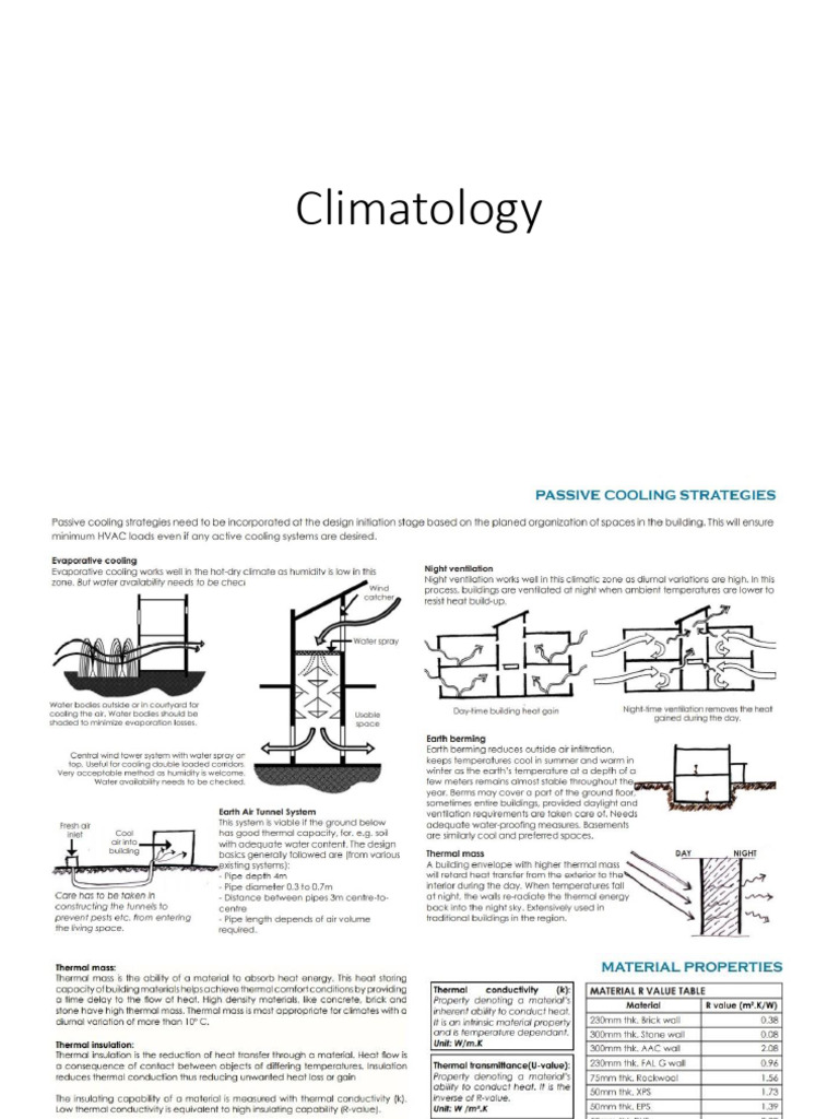 Climatology Lecture On 20112023 | PDF