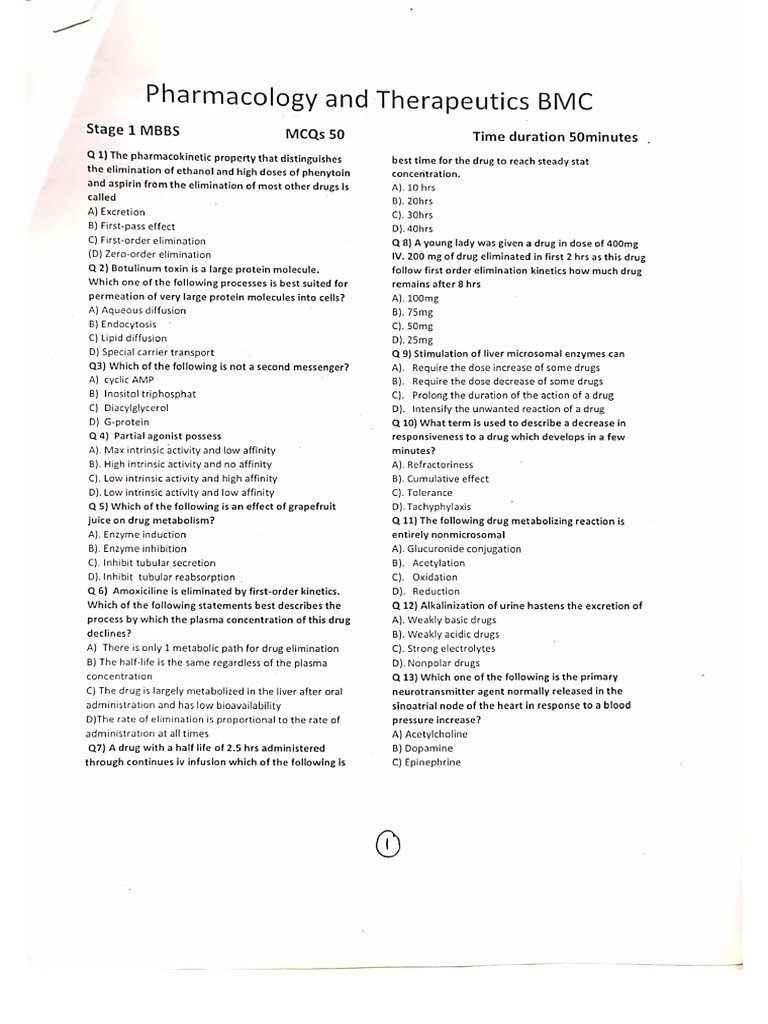 Pharma Stage Paper | PDF