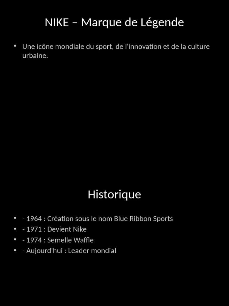 NIKE Presentation DesignFinal | PDF