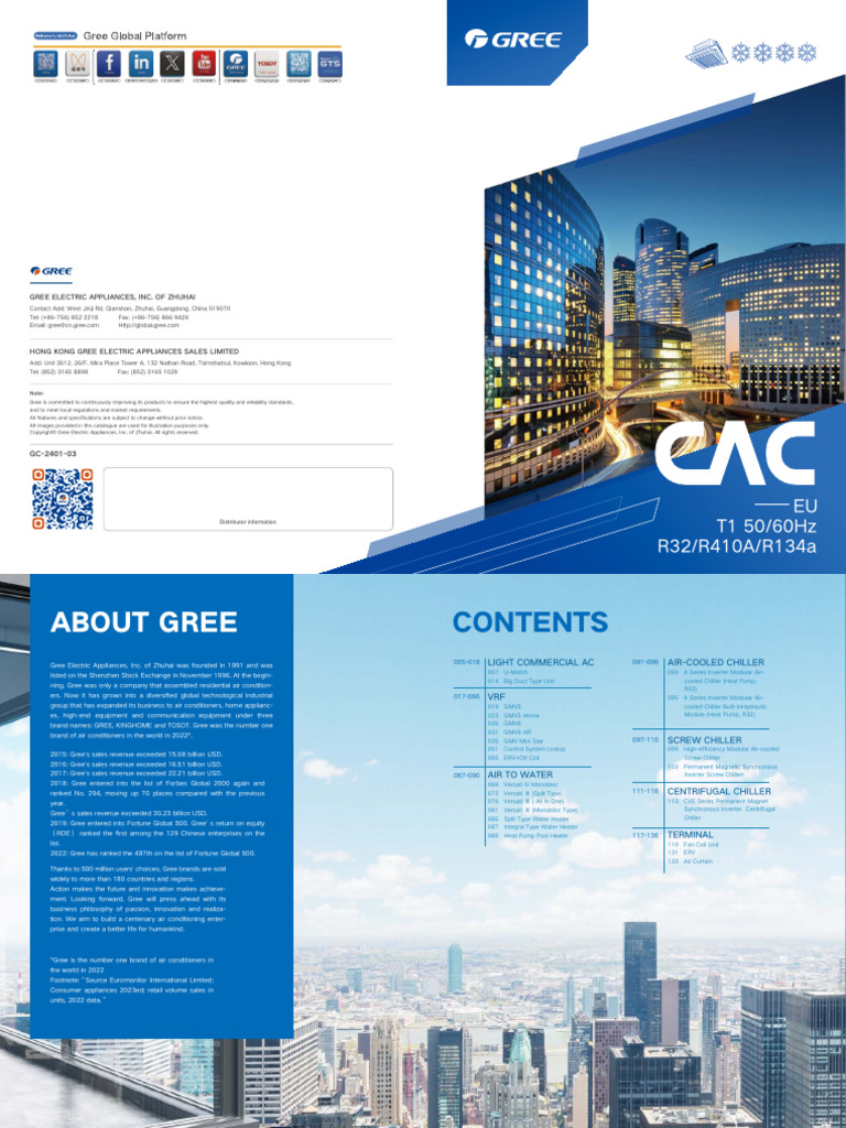 2024 EU Commercial AC Catalogue - GC-2401-03 | PDF | Air Conditioning ...