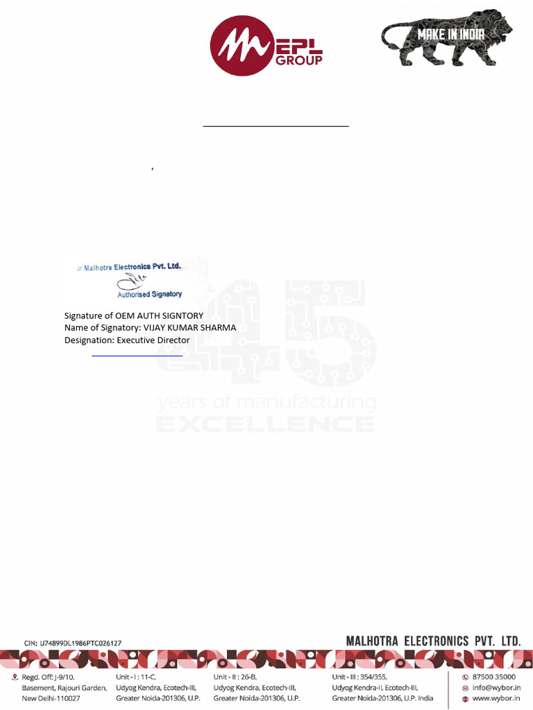 Letter For Prashant Ji - On Letter Head | PDF