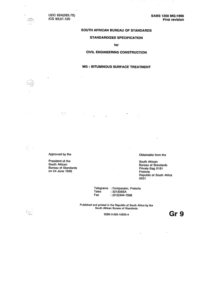 MG - Bituminous Surface Treatment | PDF