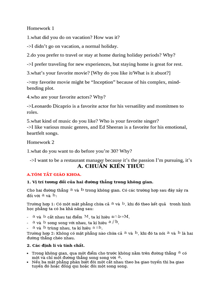 Homework DMQ | PDF
