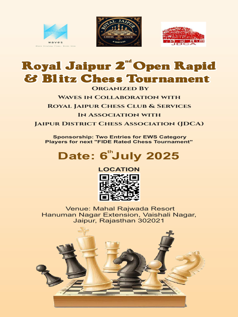 2nd Open Rapid & Blitz Chess 3x6 | PDF