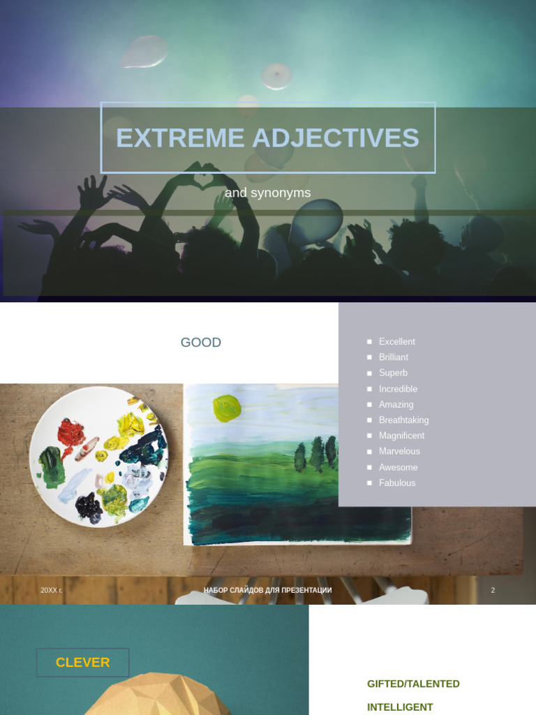 Extreme Adjectives and Synonyms 149267 | PDF