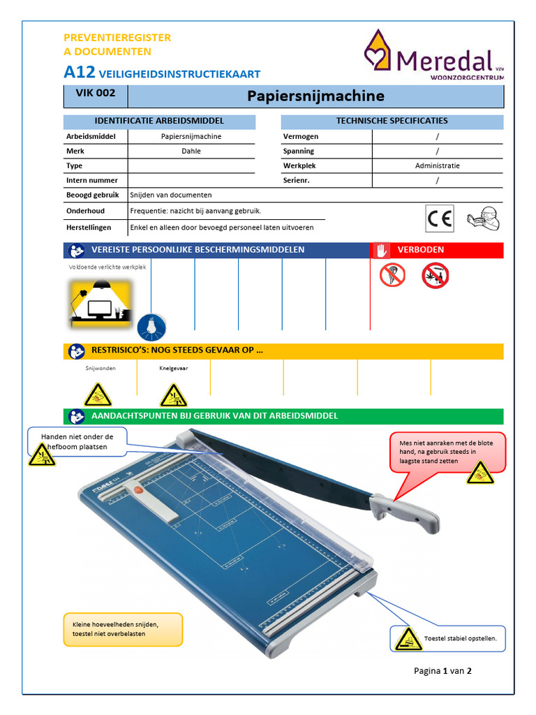 VIK 002 Papiersnijmachine-V3 | PDF
