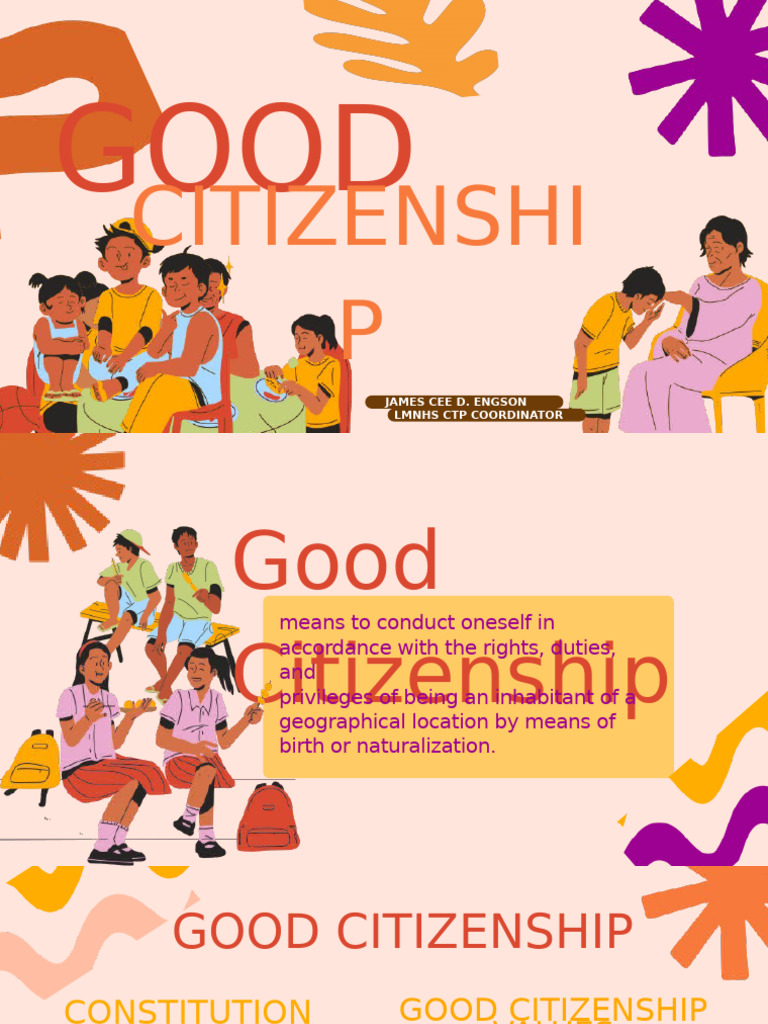 Week 2 CTP Good Citizen Values | PDF | Citizenship | Justice