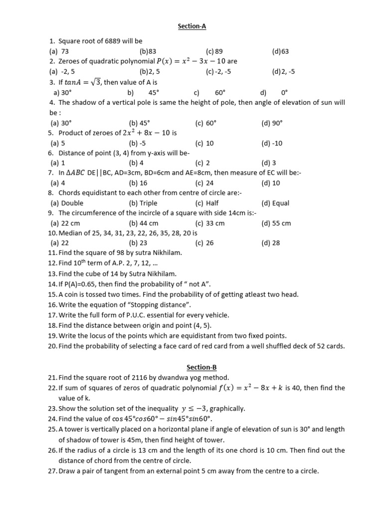 10th Maths | PDF | Area | Circle