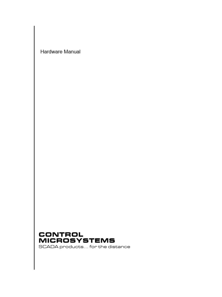 SCADAPack LP Hardware Manual | PDF | Power Supply | Microcontroller
