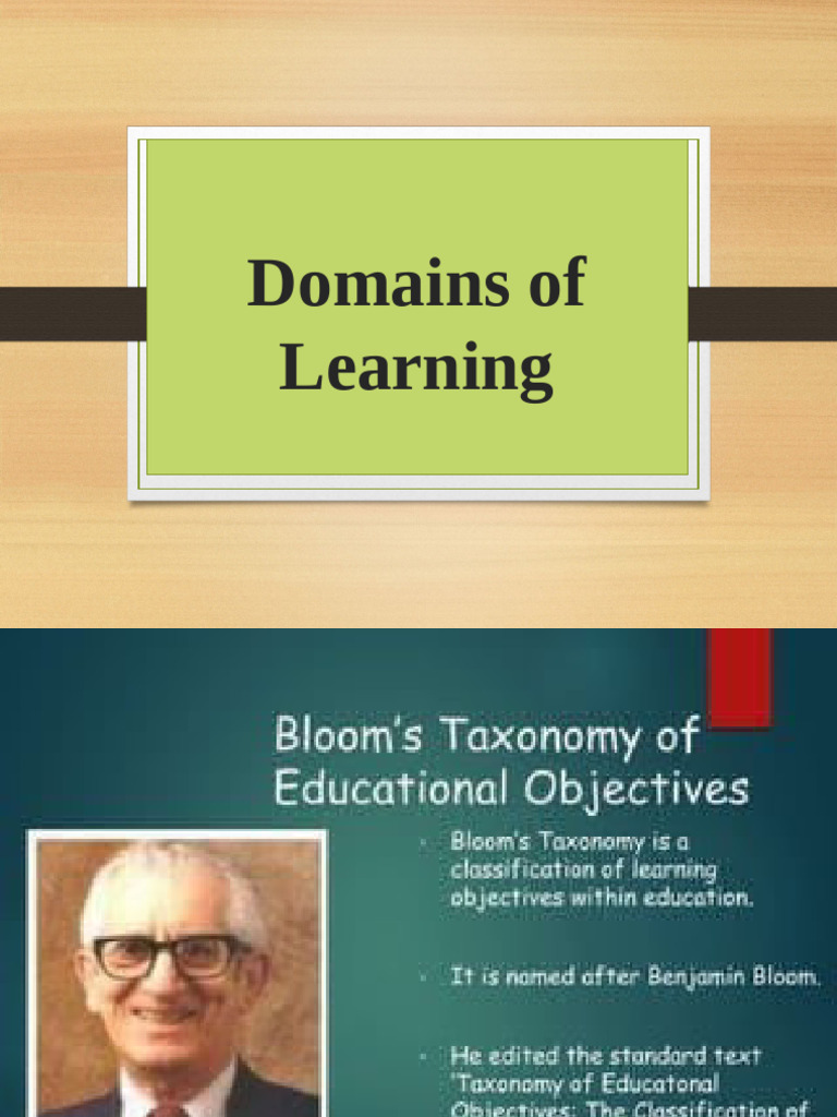 Domains of Learning | PDF | Cognition | Cognitive Science