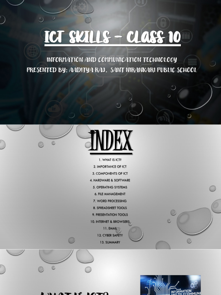 Aditya Ict Skills – Class 10 (2) | PDF