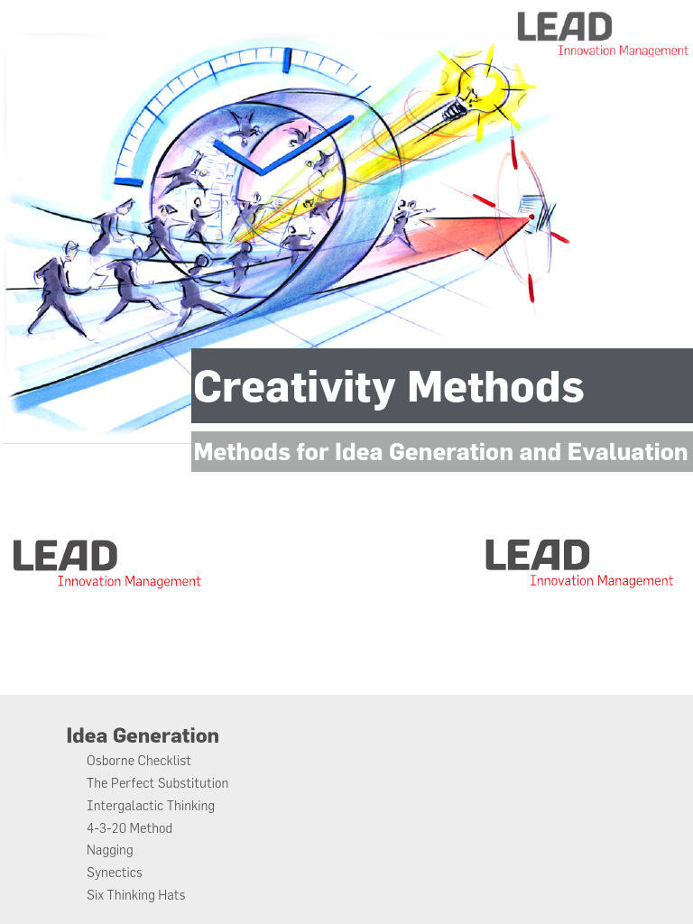 Handbook Creativity Methods | PDF | Evaluation | Thought