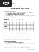 Irish Citizenship Declaration Form | PDF | Law