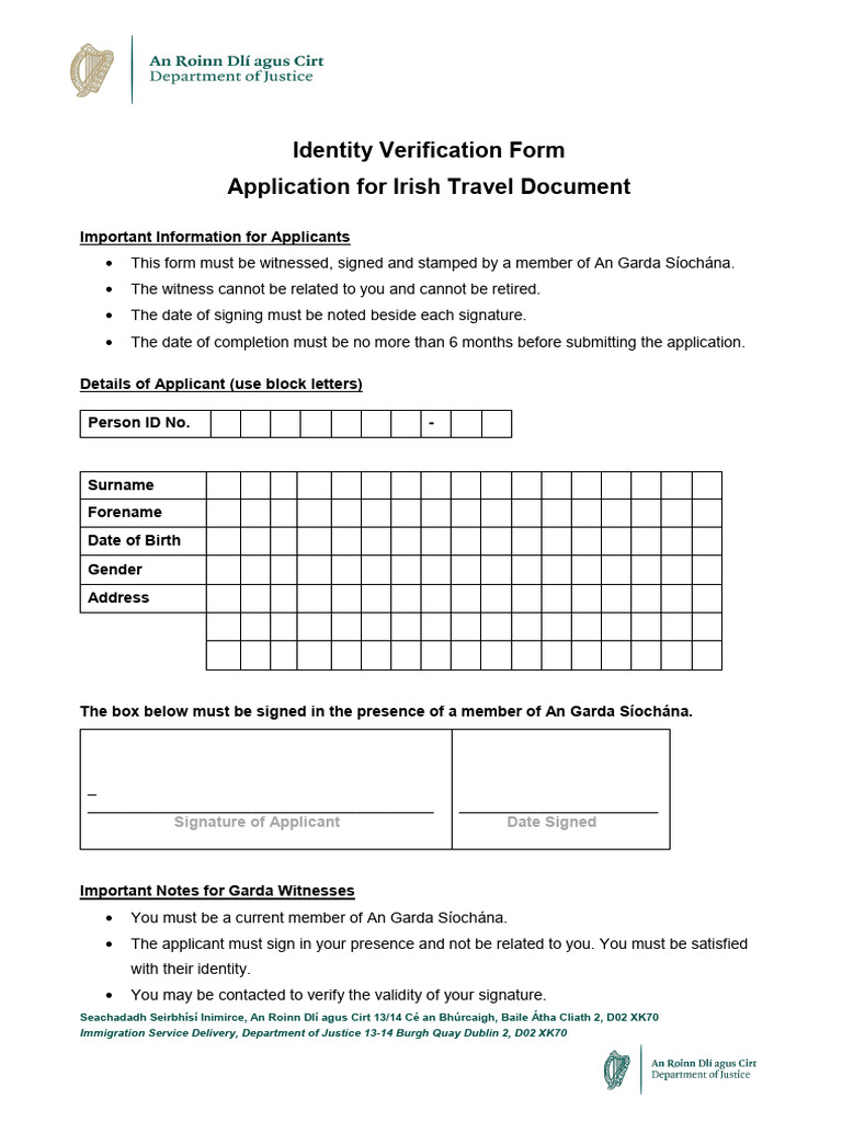 Travel Documents Identity Verification v4 | PDF | Signature | National Security