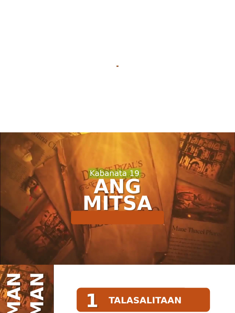 El Filibusterismo - Ang Mitsa | PDF