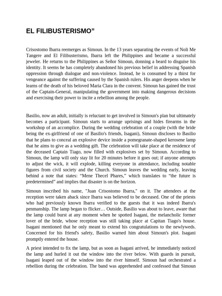Ibarra's Transformation and Tragic End | PDF