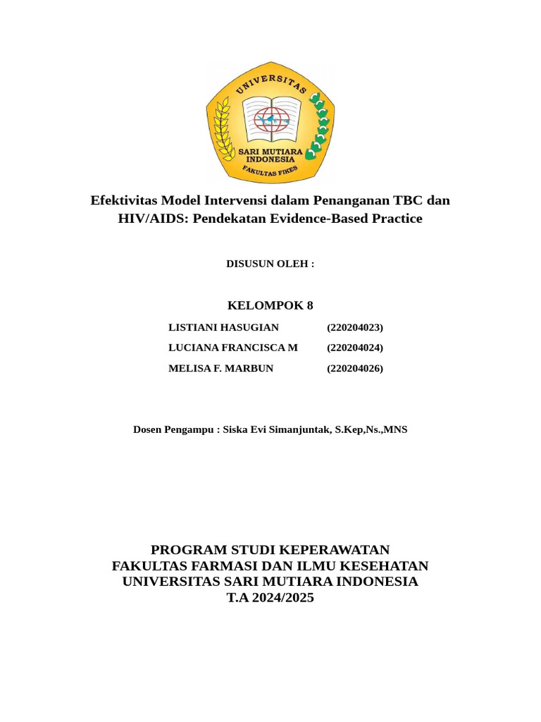 Intervensi Efektif TBC dan HIV/AIDS | PDF