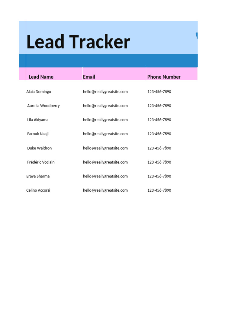 Lead Tracker for Sales Management | PDF