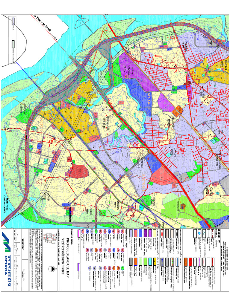 Map of Sanctioned DP of BSNA Along With Revised Alignment of MMC | PDF