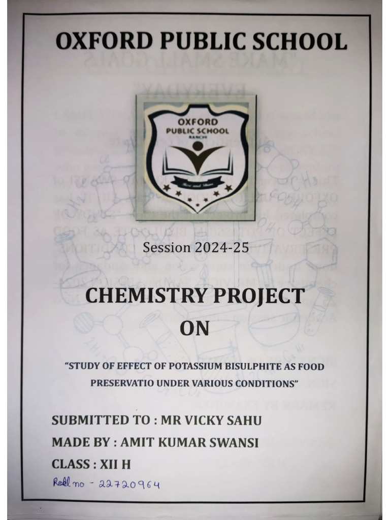 Chem Project | PDF