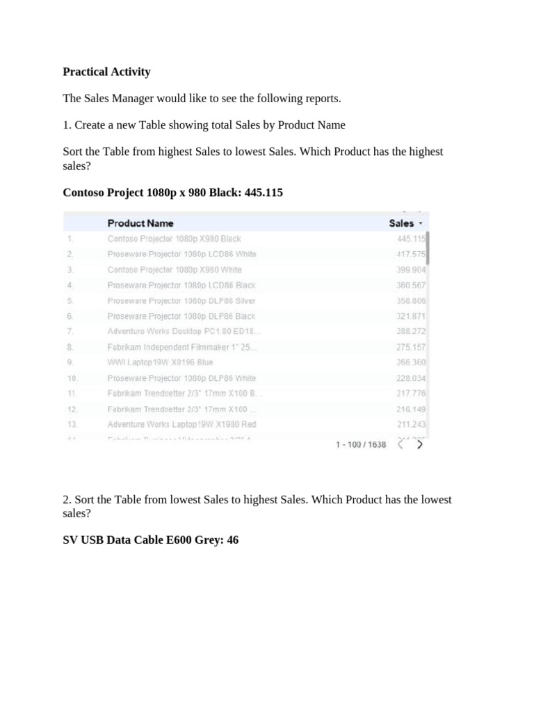 Practical Activity 2 | PDF