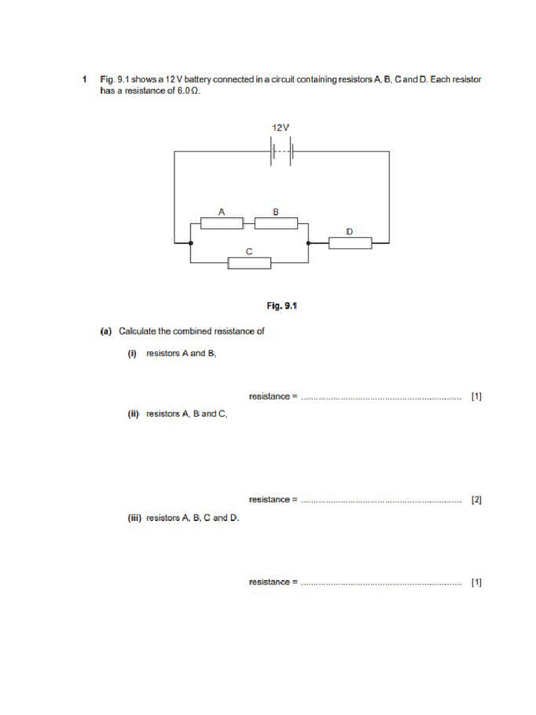 Class X Prep IGCSE PHY Electricity 2 | PDF