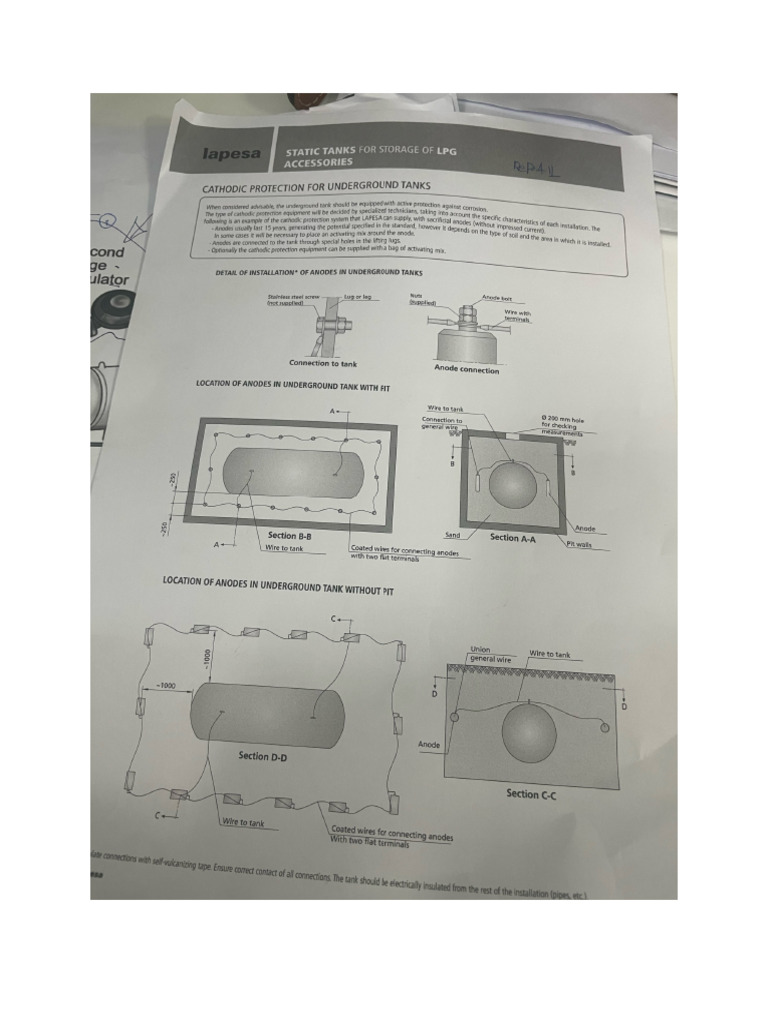 Cathodic Protection For Underground Tanks | PDF