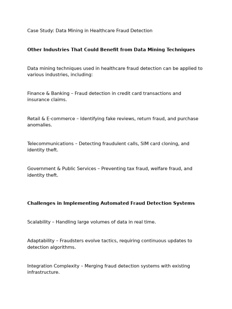 Data Mining Case Study | PDF