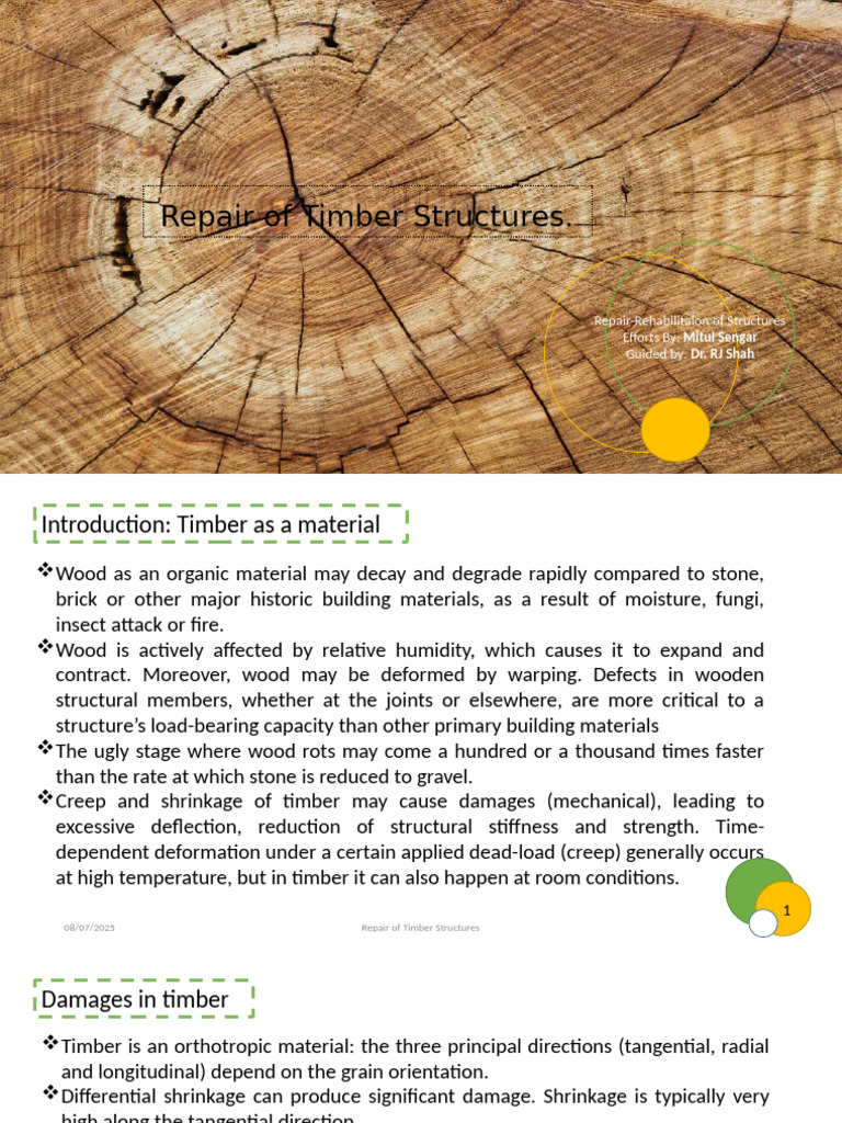 Timber Beam Structural Repair Methods | PDF | Beam (Structure) | Lumber